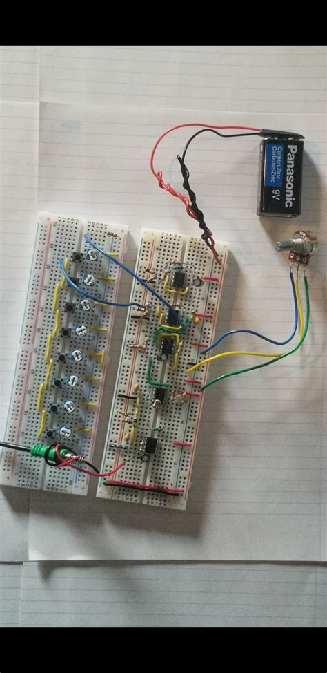 Created A Moog Synthesizer For A Final Babe Project R Electronics