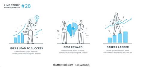 Set Illustrations Concept Businessmen Workflow Growth Stock Vector Royalty Free 1315228394