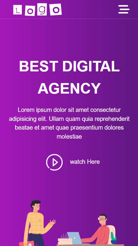 responsive landing page مستقل