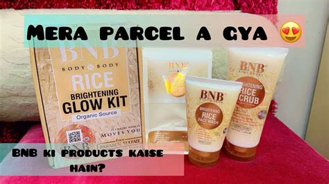 Bnb Rice Brightening Glow Kit Benefits Daily Vlog Mahamkhanvlog