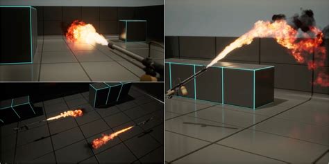 Creating A Flamethrower Visual Effect In Unreal Engine 4 And Houdini