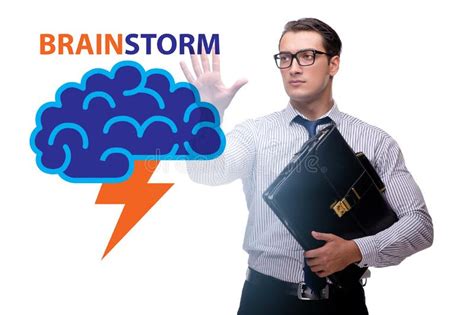 Brainstorming Concept As A Way Of Finding Solutions Stock Illustration Illustration Of Plan