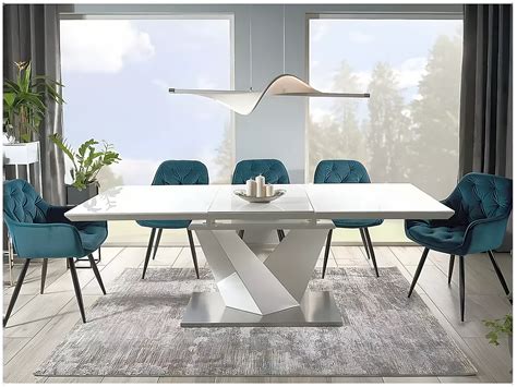 Esstisch Alaras Iii Weiss 80x180 An Lager