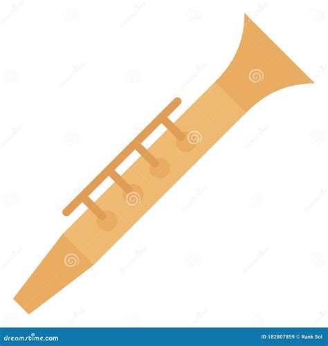 Basson Chalumeau Line Style Vector Icon Which Can Easily Modify Or