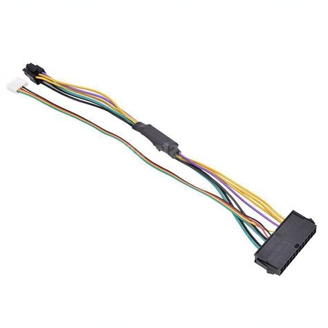 Paruht ATX Main 24 Pin Female To 6 Pin Male 6 Pin PCI E PSU Power Adapter Supply Cable Connector
