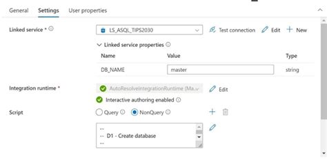 Azure Data Factory Script Activity To Deploy And Populate Databases