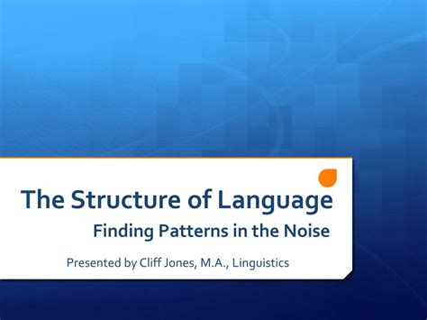 PPT The Structure Of Language PowerPoint Presentation Free Download ID 2322625