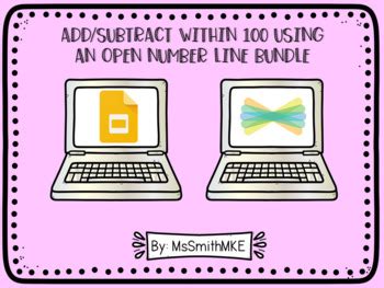 Add And Subtract Within 100 On OPEN Number Line Google Slides And Seesaw