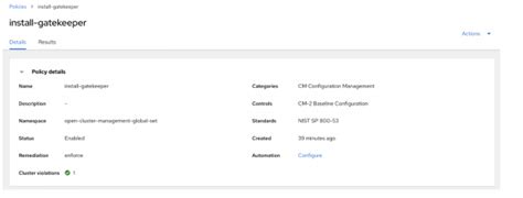 Simplify Gatekeeper Installation And Constraint Management Red Hat Developer