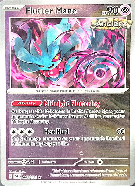 Flutter Mane [holo] 78 Prices Pokemon Temporal Forces Pokemon Cards