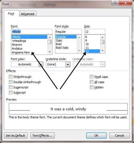 How To Change Text Size And Font Digital Unite