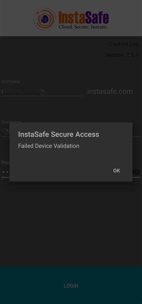 Instasafe Android Isa App Installation Error Failed Device Validation