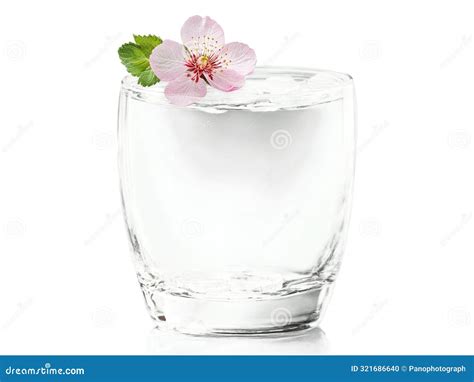 Sake Serenity A Traditional Sake Glass Filled With A Clear Delicate