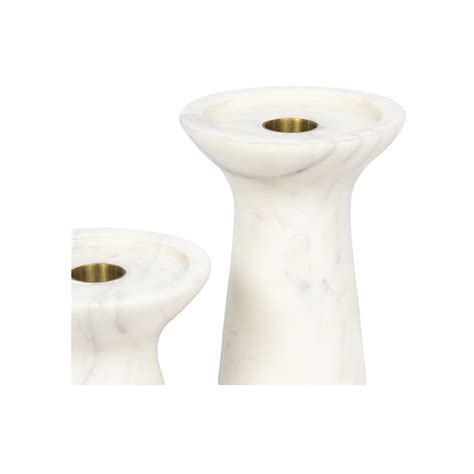Klein Marble Candle Holder Set Maykerinteriors