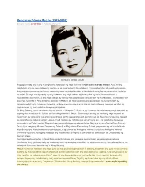 Doc Genoveva Edroza Matute