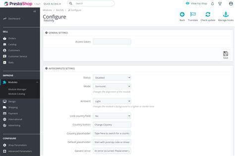PrestaShop Fetchify Documentation