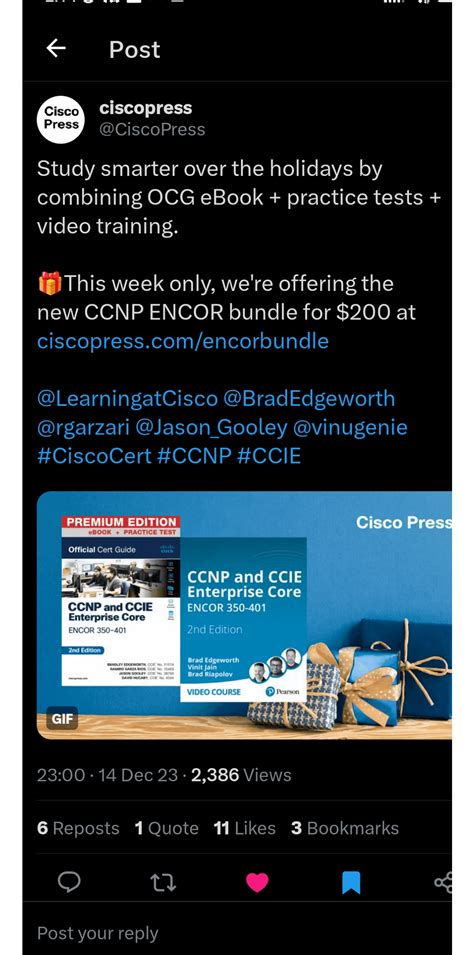 Reviews About This Offer From Cisco For Encore R Ccnp