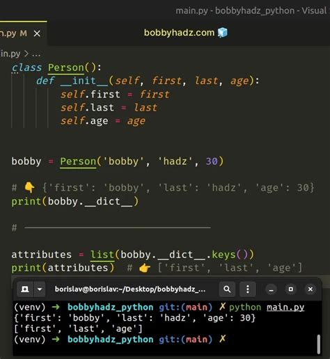 Get All Attributes Or Methods Of An Object In Python Bobbyhadz