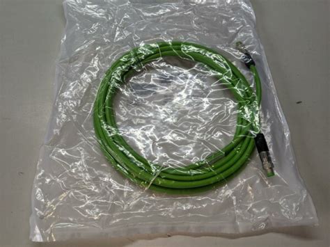 Ethercat Ethernet Cable Pur Highflex M8 Plug Straight Male 4 P 29 00