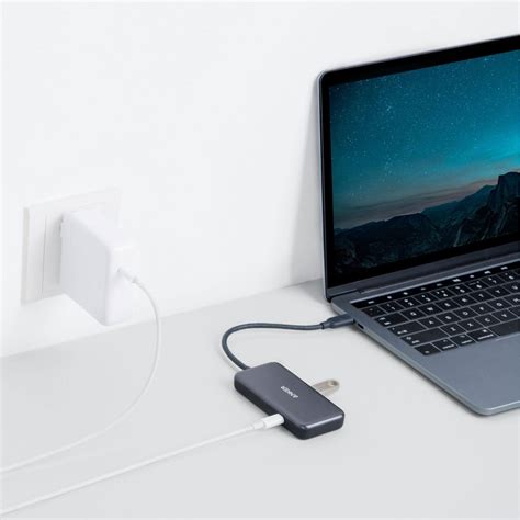 Best Buy Anker 4 In 1 USB Type C Hub Black A83210A2