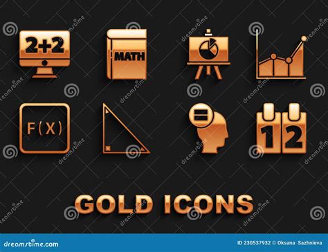 Set Triangle Math Graph Schedule Chart Diagram Calendar Calculation Function Mathematical