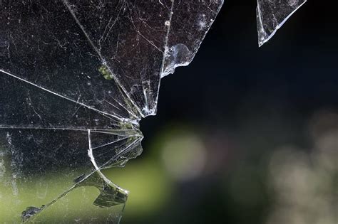 Smashed Glass Window
