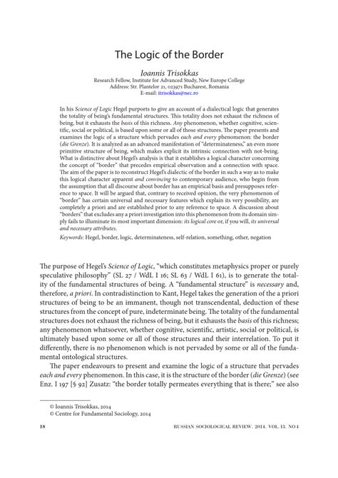 PDF The Logic Of The Border