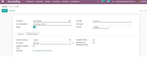 How To Configure Chart Of Accounts In Odoo 14