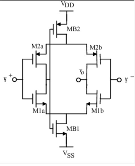 Design A Single Stage Cmos Differential Amplifier