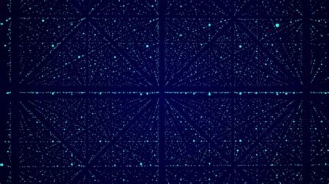 과학 데이터의 추상 미래 무한 흐름 점 배열의 네트워크 구조 우주 배경 빅 데이터 시각화 3d 렌더링 프리미엄 사진
