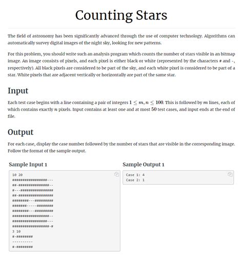 Solved Counting Stars Problem Must Be In C Use Recursion