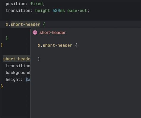 Css Webstorm Html Class Selector Previews Stack Overflow