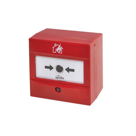 Push Button Alarm Xp95 Red With Insulator Jensen Security And Fire Systems