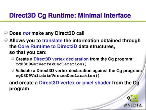 Ppt The Cg Runtime Powerpoint Presentation Free Download Id 1753537