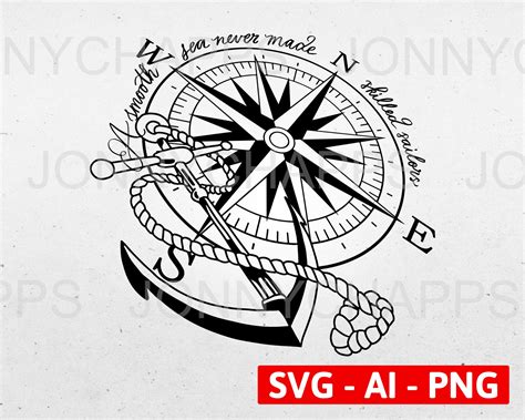 Ship Anchor Compass At Steven Payton Blog