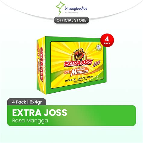 Jual Extra Joss Mangga 4 Pack 24 Sachet Shopee Indonesia