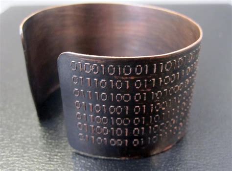 Binary Code Geek Copper Bracelet Gadgetsin