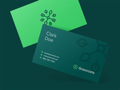 Grassroots Business Cards By Leo For Smart By Design™ On Dribbble