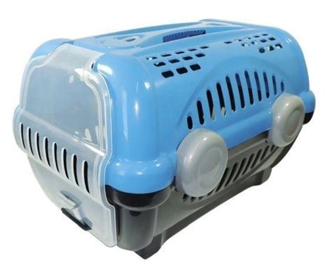 Caixa De Transporte Luxo Furacão Pet Azul N1 FuracÃo Pet