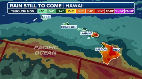 Tropical Storm Hones Outer Bands Lash Hawaiis Big Island Fox Weather