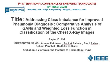 Ameya Paldewar On Linkedin Pneumoniadiagnosis Ai Ml Conference