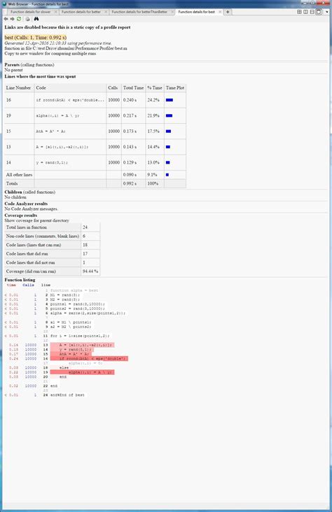 加速你的matlab开发 3 使用profiler找出性能瓶颈 知乎