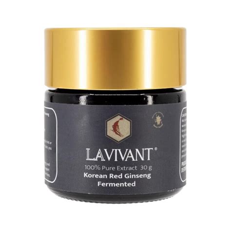 Korean Fermented Red Ginseng Extract Mg G BLACK LAVIVANT