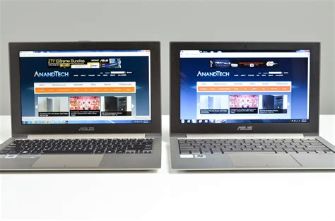 The Display In Pictures Asus Zenbook Prime Ux A Review The First Of The Nd Gen Ultrabooks