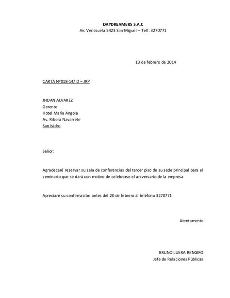 Ejemplo De Carta De Solicitud Para Pedir Algo Ntikl