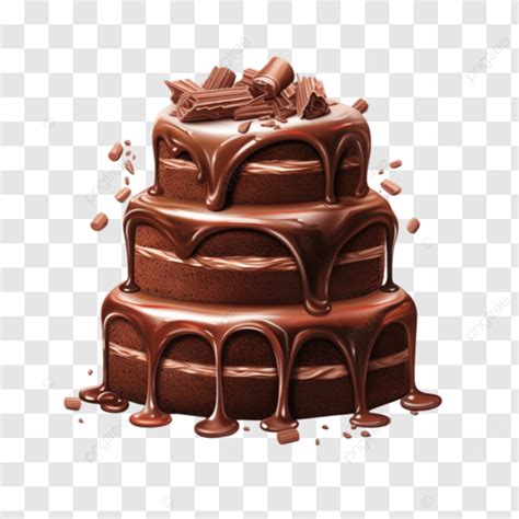 프로스팅을 겹겹이 쌓아 풍부하고 달콤한 디저트를 만들어내는 퇴폐적인 초콜릿 케이크 초콜릿 케이크 에드 케이크 설탕 프로스팅 Png 일러스트 및 이미지 에 대한 무료