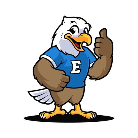 Eagle Mascot Cartoon Character Illustration 45956250 Vector Art At Vecteezy