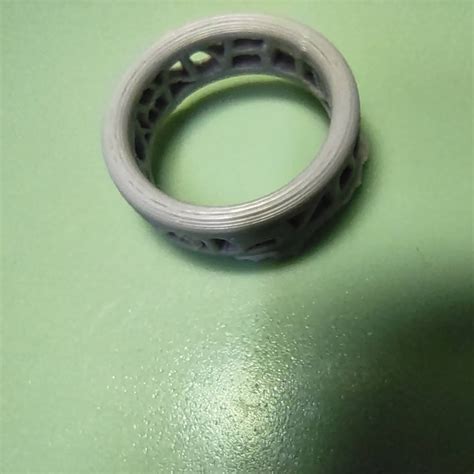 3d Printer Files 3mf File Voronoi Ring By Polymeria Creality Cloud