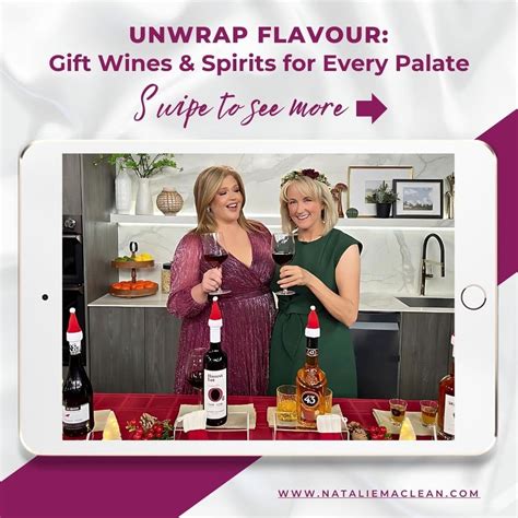 Natalie 🍷 Online Wine Classes 🎁 Unwrap Flavour T Wines And Spirits For Every Palate 🔗 See