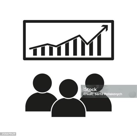 프레젠테이션 성장 차트 잠재고객 시청 통계 비즈니스 성과 분석 벡터 일러스트 레이 션입니다 주당순이익 10 개발에 대한 스톡